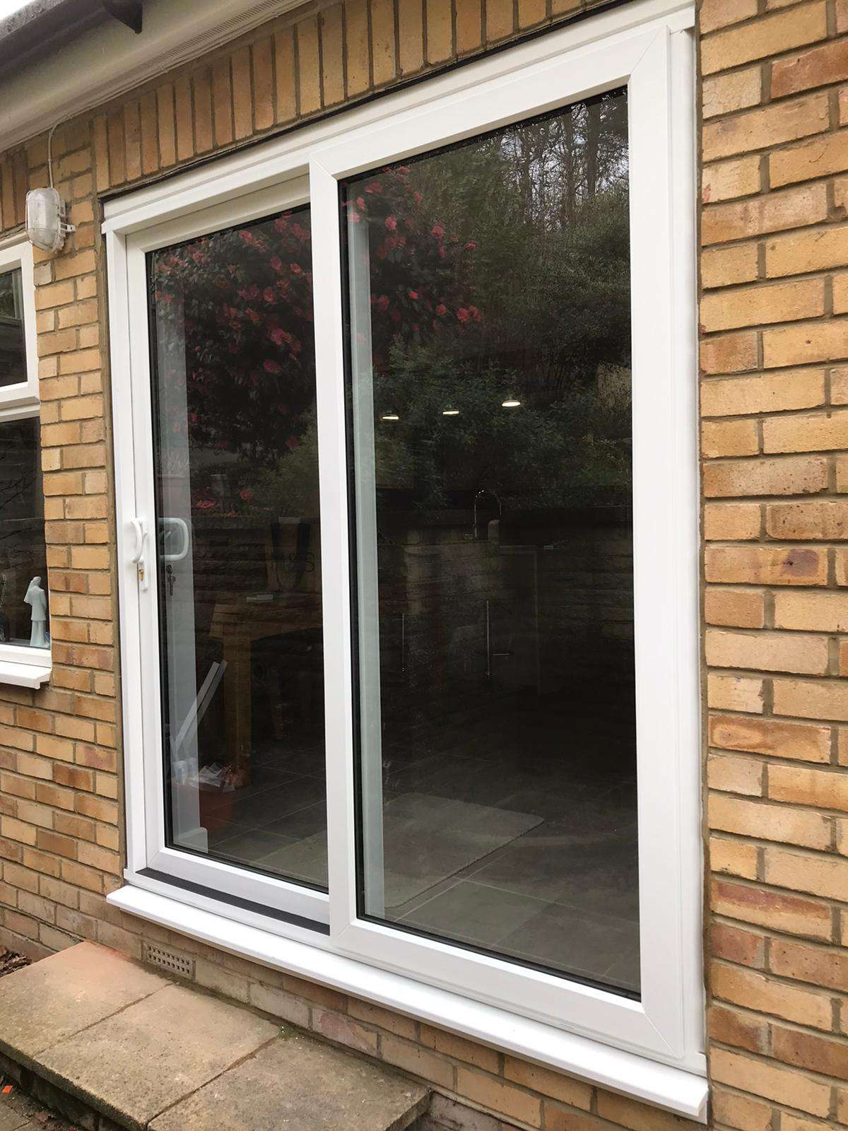 Two Part Sliding Patio Doors In uPVC | Albion Windows