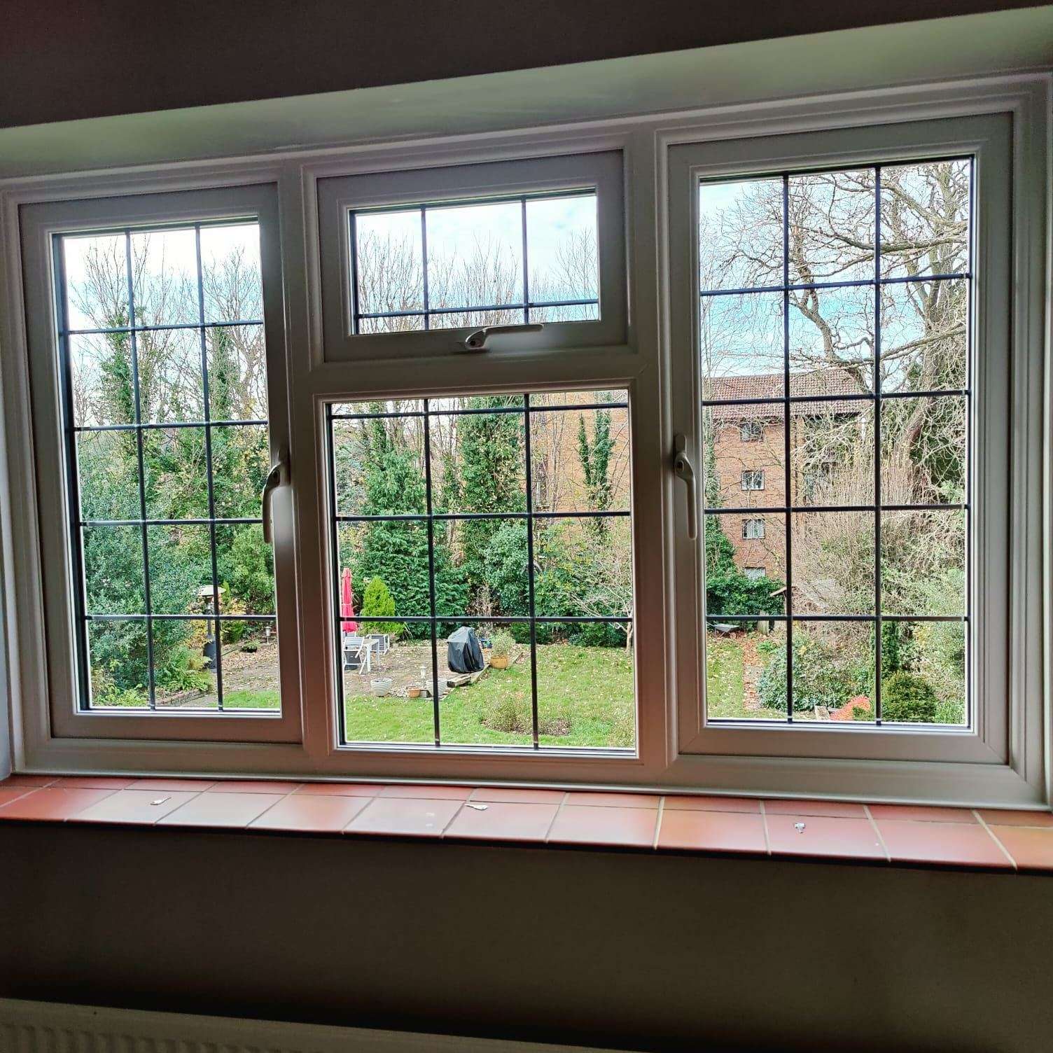 South Croydon White Upvc Windows And French Doors With Lead Viewed ...