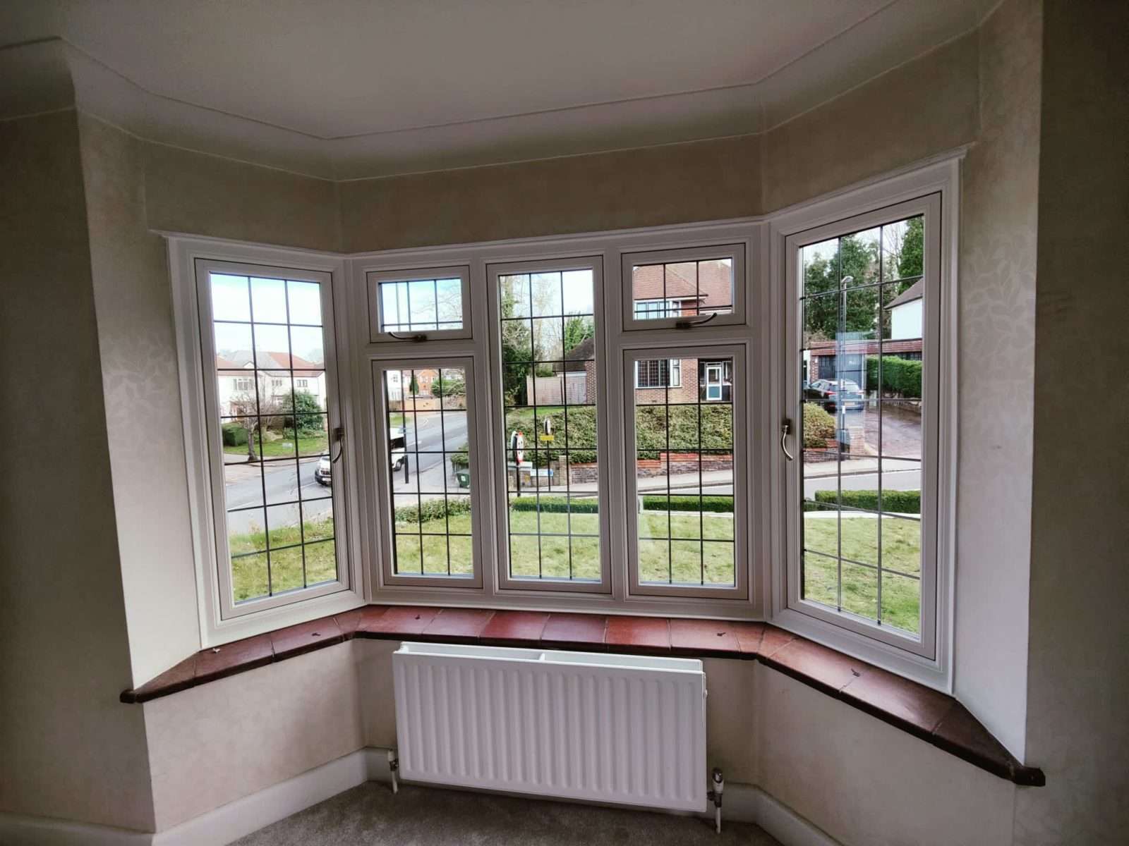 The Superb South Croydon Installation Of Timeless Flush uPVC With Black ...