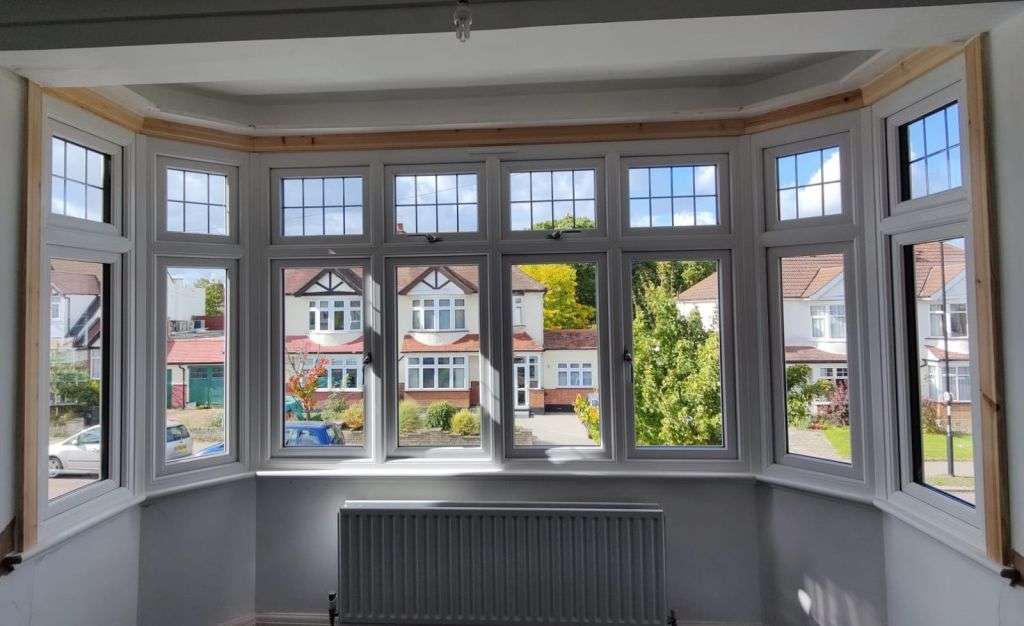 White Upvc Windows With Dummy Vents - Albion Windows