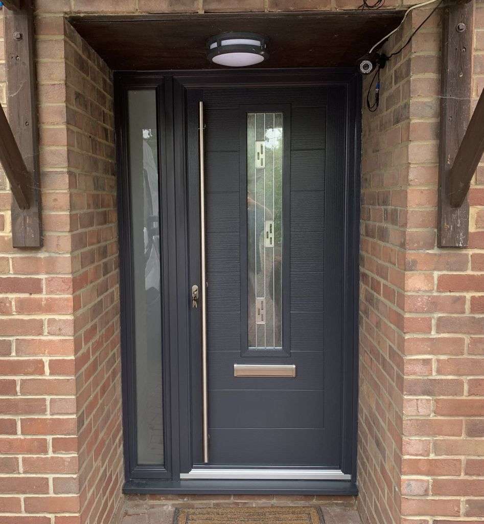Composite Door with Sidelight in Wallington | Albion Windows